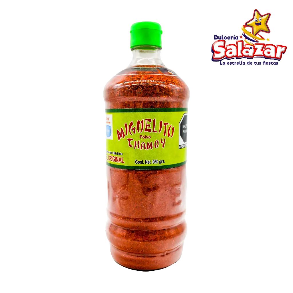 MIGUELITO CHAMOY POLVO -BOT.980G- "C/12/1" | Dulceria Salazar